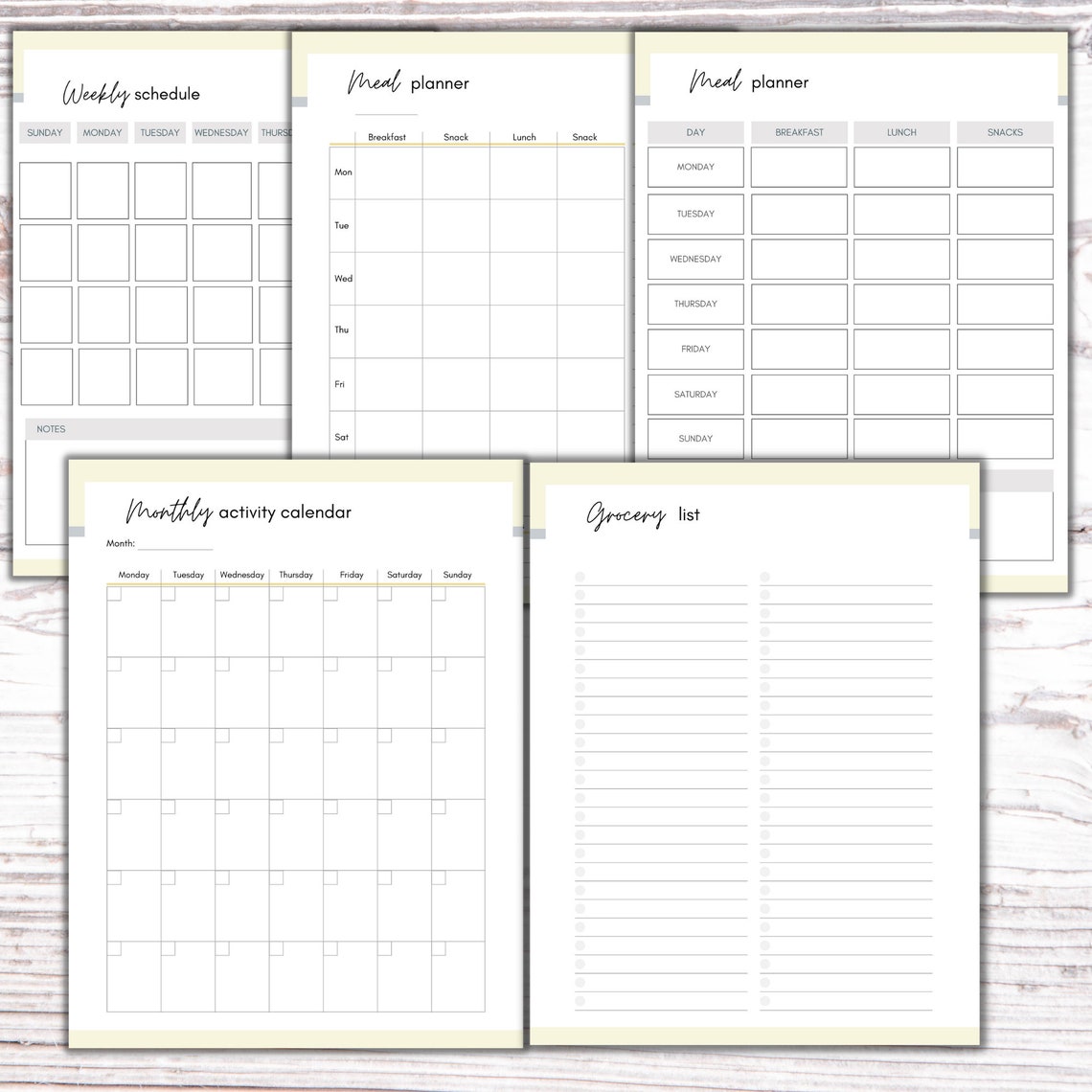 Editable Daycare Forms Bundle, Home Daycare Starter Kit, Childcare ...