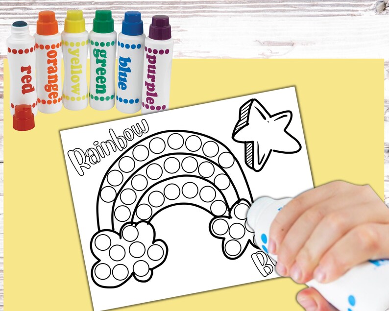 Do A Dot Activity Pages | Fine Motor Skills | Dot Marker Printable for ...