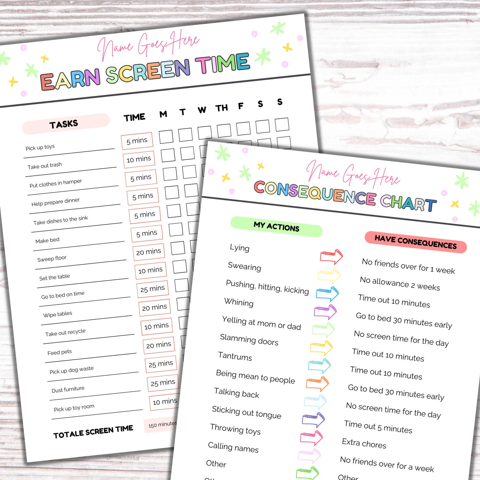 Editable Mom Bucks Printable | Good Behavior Bucks | Chore Chart | Kids ...