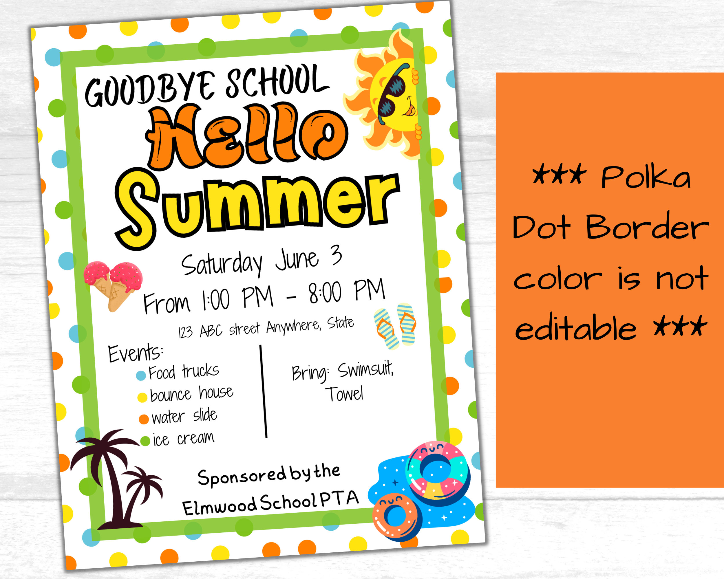 School Fundraiser Flyer | Pto Pta Church School Charity | Fundraiser ...