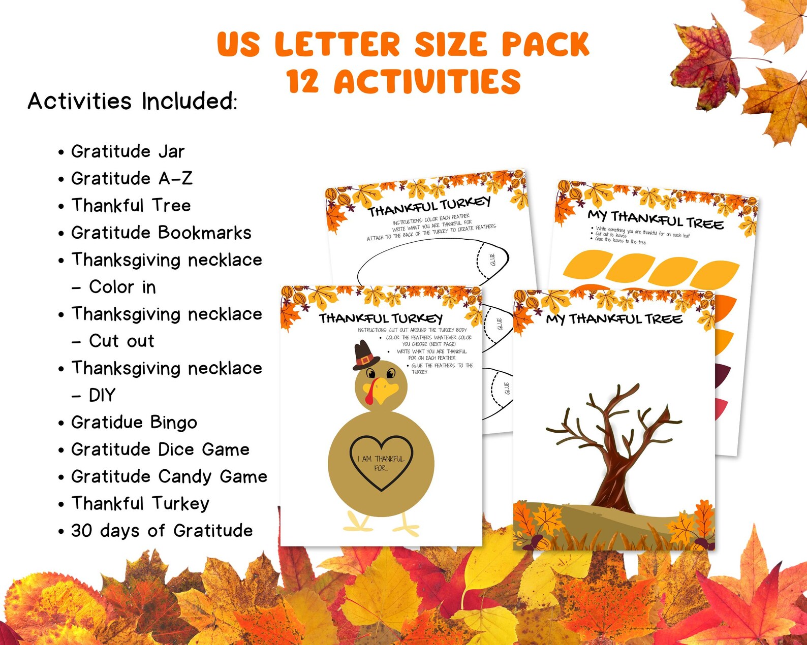 Gratitude Activity for Kids | Gratitude Bingo | Thanksgiving Gratitude ...