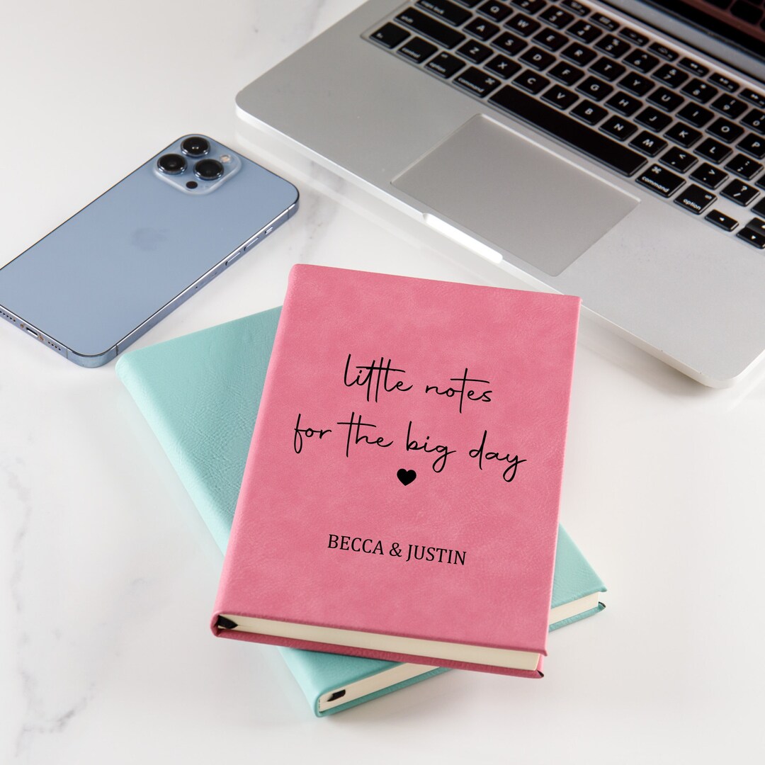 Wedding Notebook- Little Notes for the Big Day- Engagement Gift- Bride ...