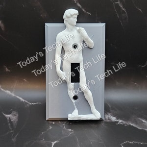 Michelangelo's David Light Switch Cover: 3D Sculpture, Sophisticated ...