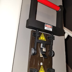 Industrial Sci-fi "high-voltage" Light Switch Plate 3-color Fun Throw ...