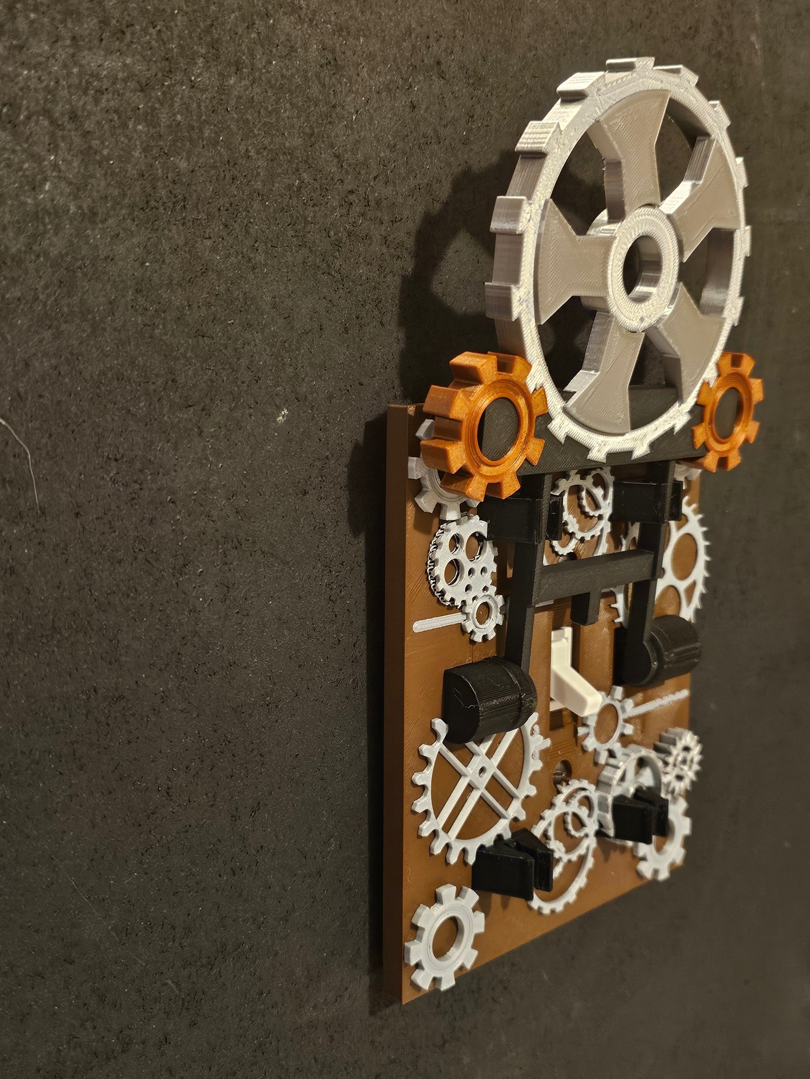 Steampunk Light Switch Plate - Unique Geared Throw Switch Cover ...