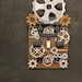 Steampunk Light Switch Plate - Unique Geared Throw Switch Cover ...