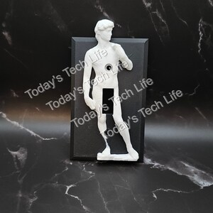 Michelangelo's David Light Switch Cover: 3D Sculpture, Sophisticated ...