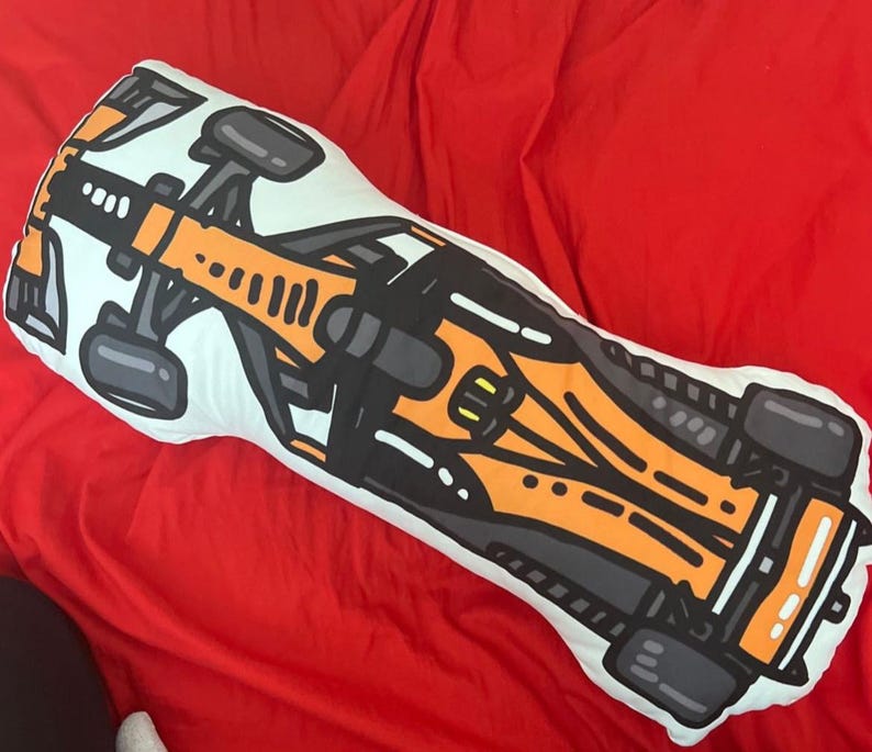 Ferrari F1 Car Shaped Pillow - Etsy