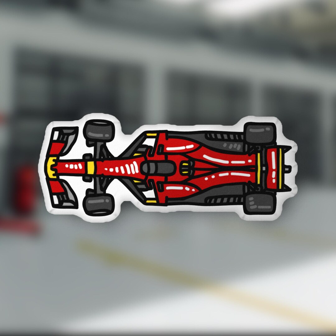 Ferrari F1 Car Shaped Pillow - Etsy
