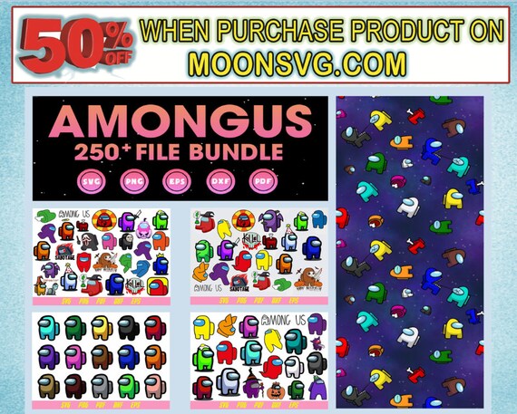 250 Files Game Svg Bundle Among Us Svg Impostor Svg Among - Etsy