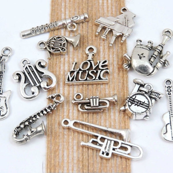 Musical Instrument Charms - Etsy