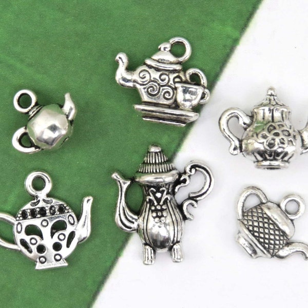 Tea Pot Charms - Etsy
