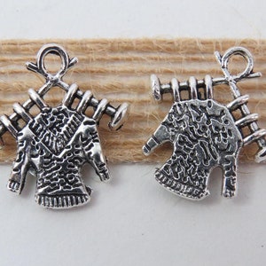 6 KNITTING Charms - Knit One, Pearl One - Silver Tone Charm Collection ...
