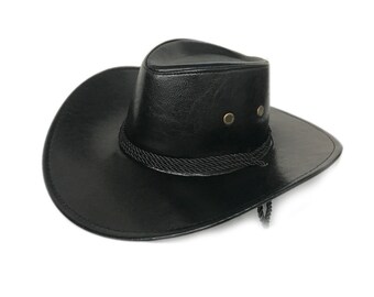 Flat Cowboy Hat - Etsy