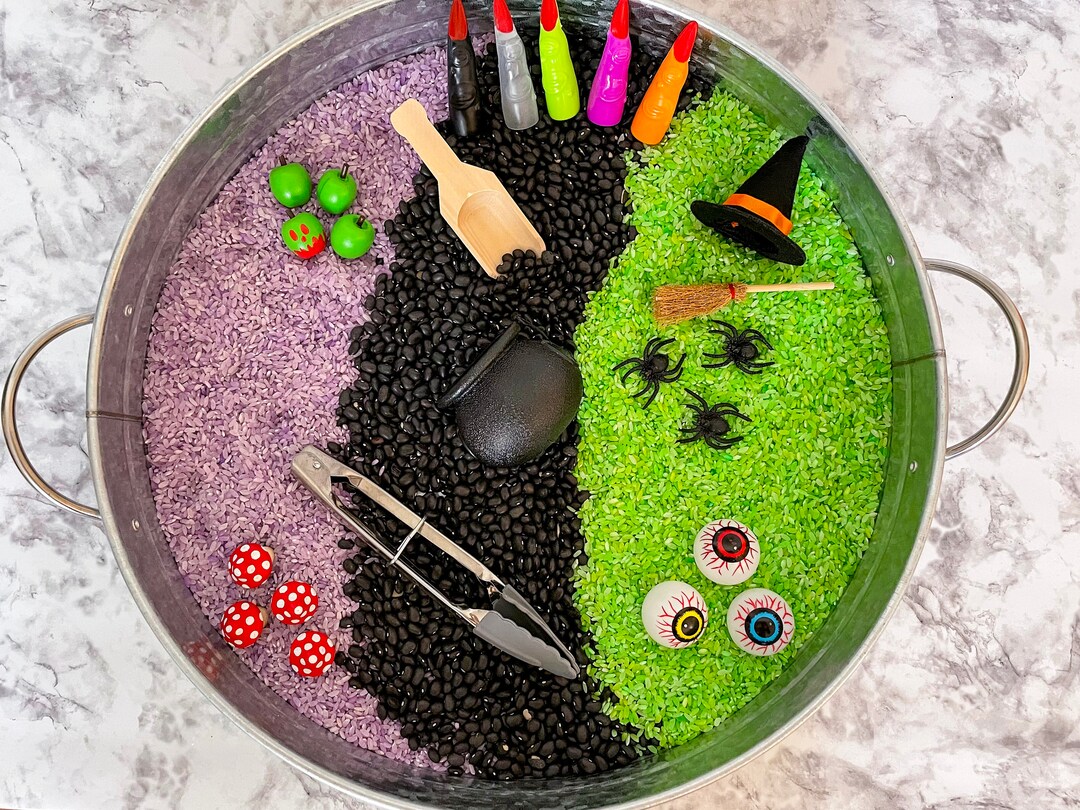 Witch's Brew Sensory Bin Kit | Halloween Sensory Bin, Witch's Brew ...