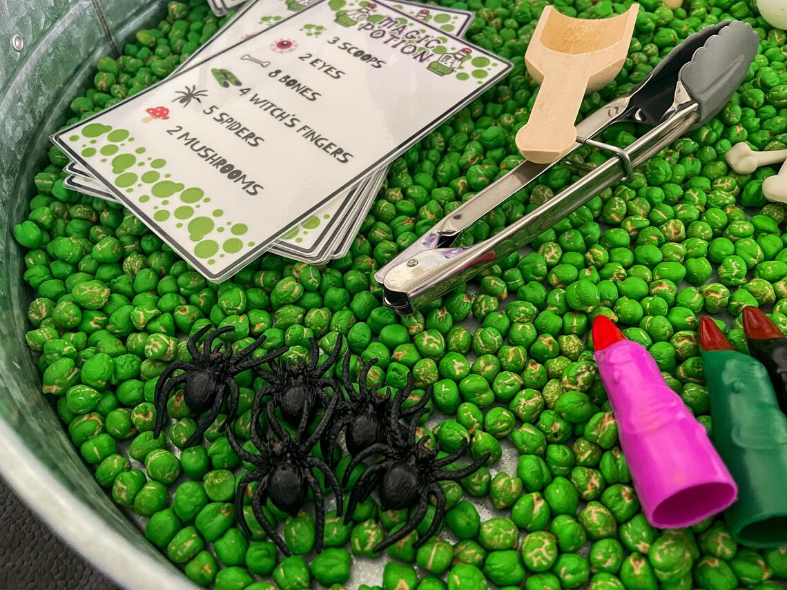 Magic Potion Sensory Bin Counting Cards *DIGITAL FILE | Halloween ...