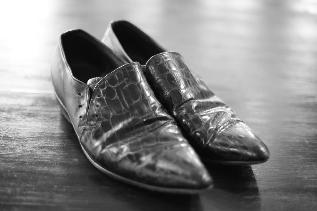 1980's Snakeskin Leather Winklepickers - Etsy