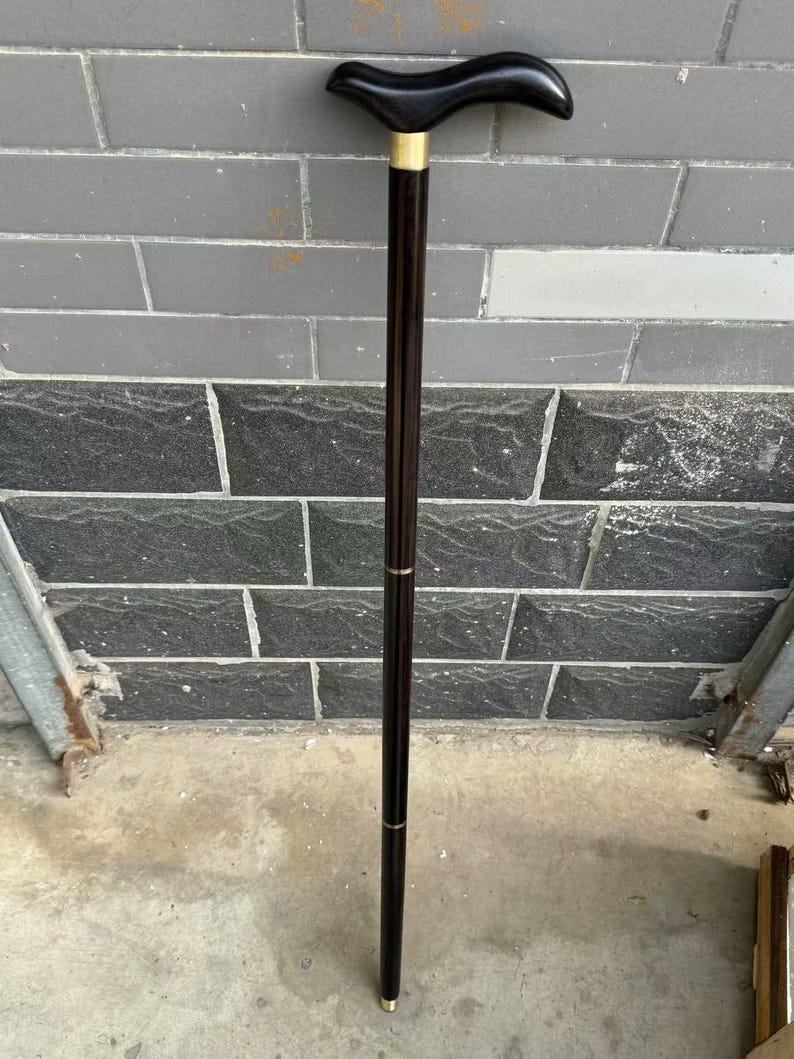 Travel Folding Trekking Hiking Pole, Wooden Collapsible Cane, Wood ...