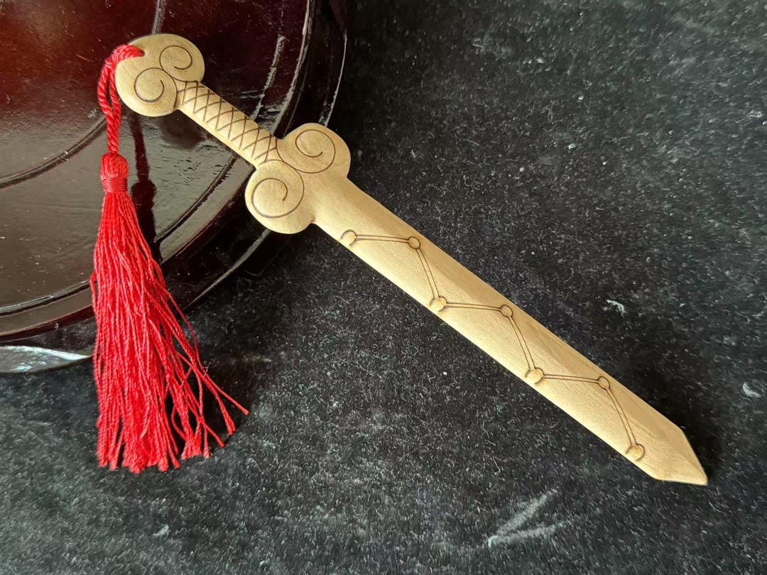 Natural Peach Wood Sword Chinese Traditions Feng Shui Blessing Exorcise ...
