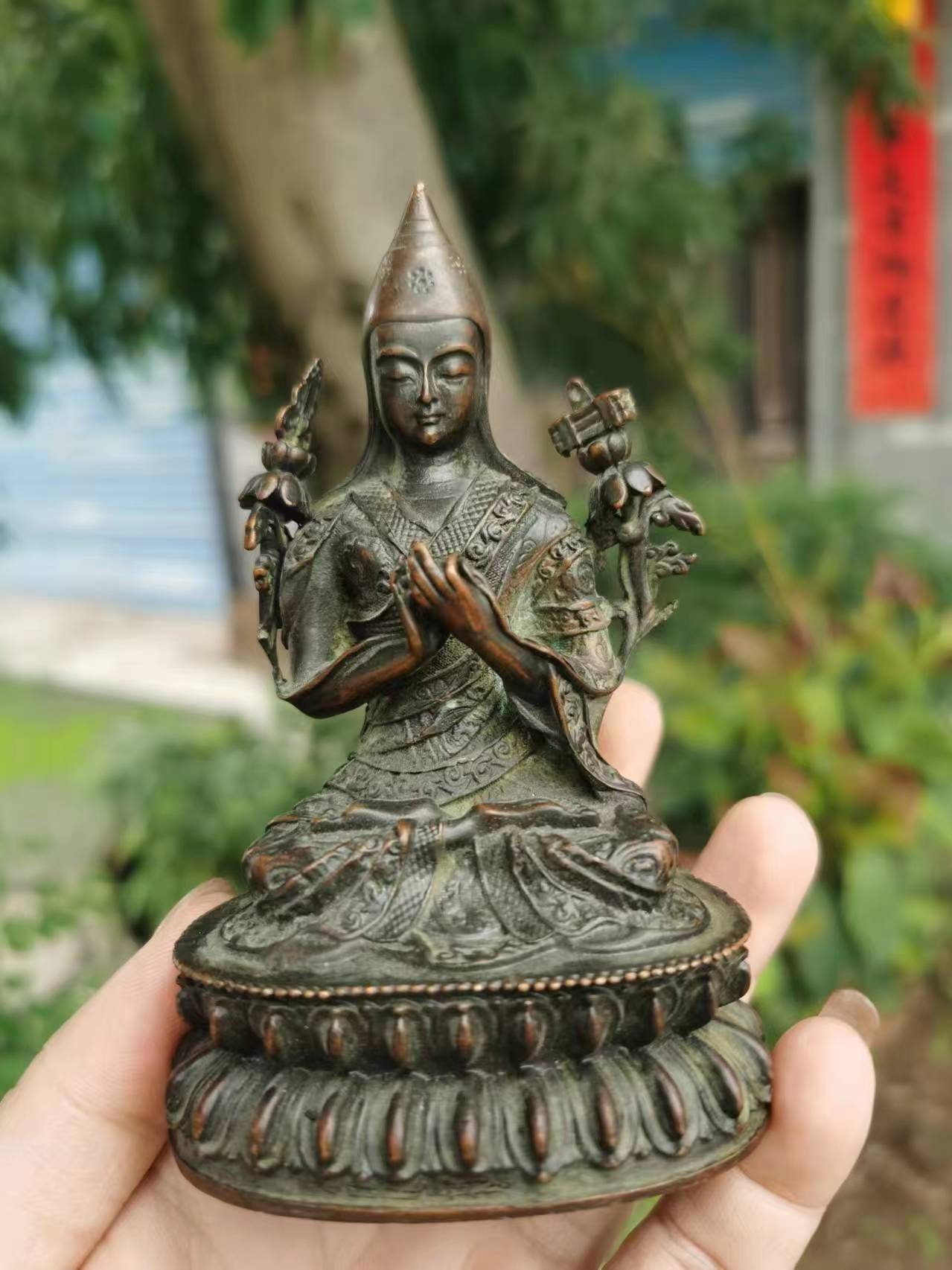 Tibet Buddha Statue, Lotus Budha Bodhisattva Fengshui Zen Buddhism ...
