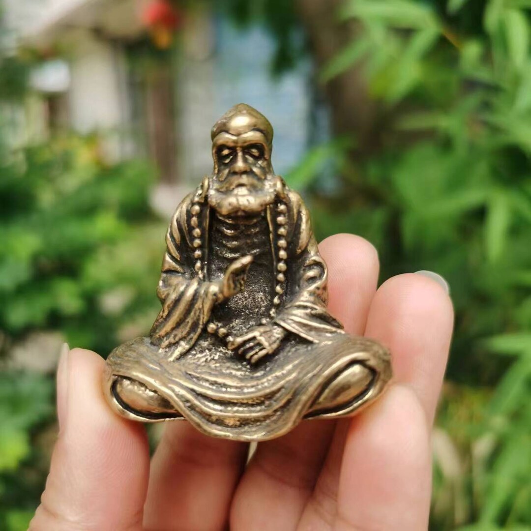 Tibetan Copper Buddha Amitabha Buddha Statue Buddhism Temple Ornament ...