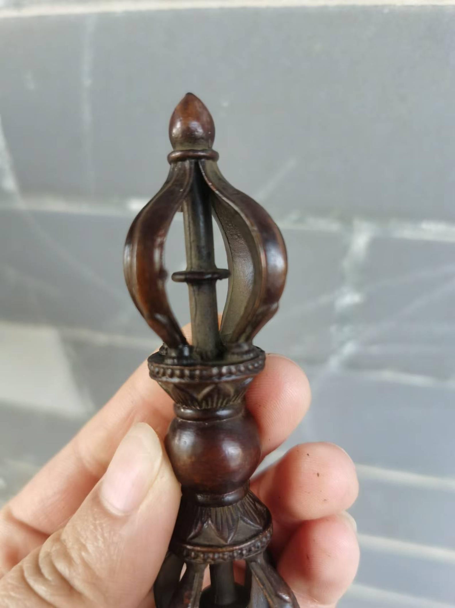 Pair Vintage Copper Vajra Phurba Creative Handmade Buddha Vajra ...