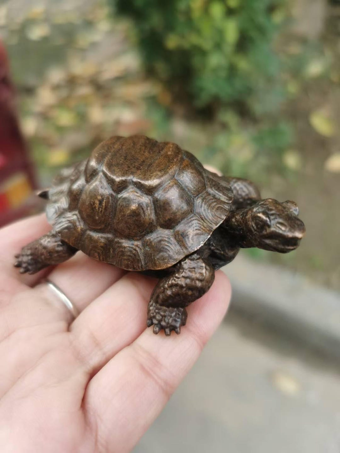 Copper Turtle Statue,bronze Figures Home Decor Incense Burner Censer ...