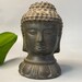 Vintage Copper Buddha Head Small Zen Meditation Copper Casting, Detail ...