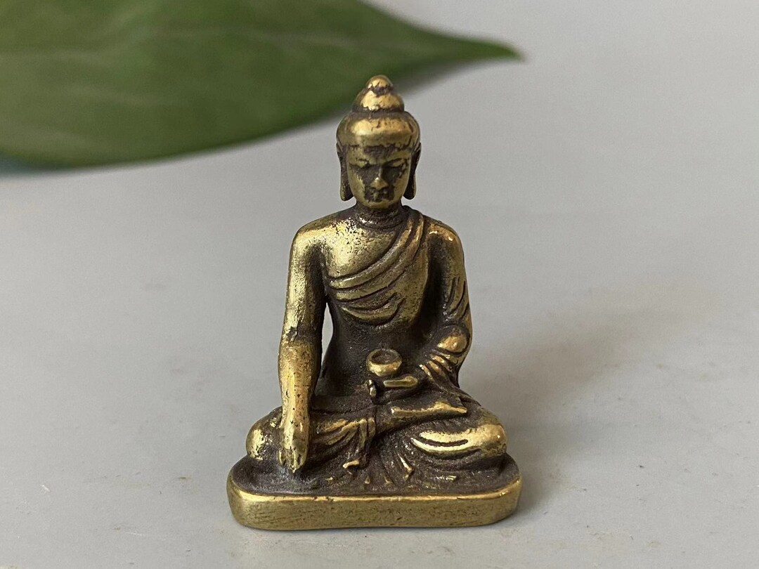 Tibet Buddha Statue, Brass Budha Idol Shakyamuni Fengshui Zen Buddhism ...