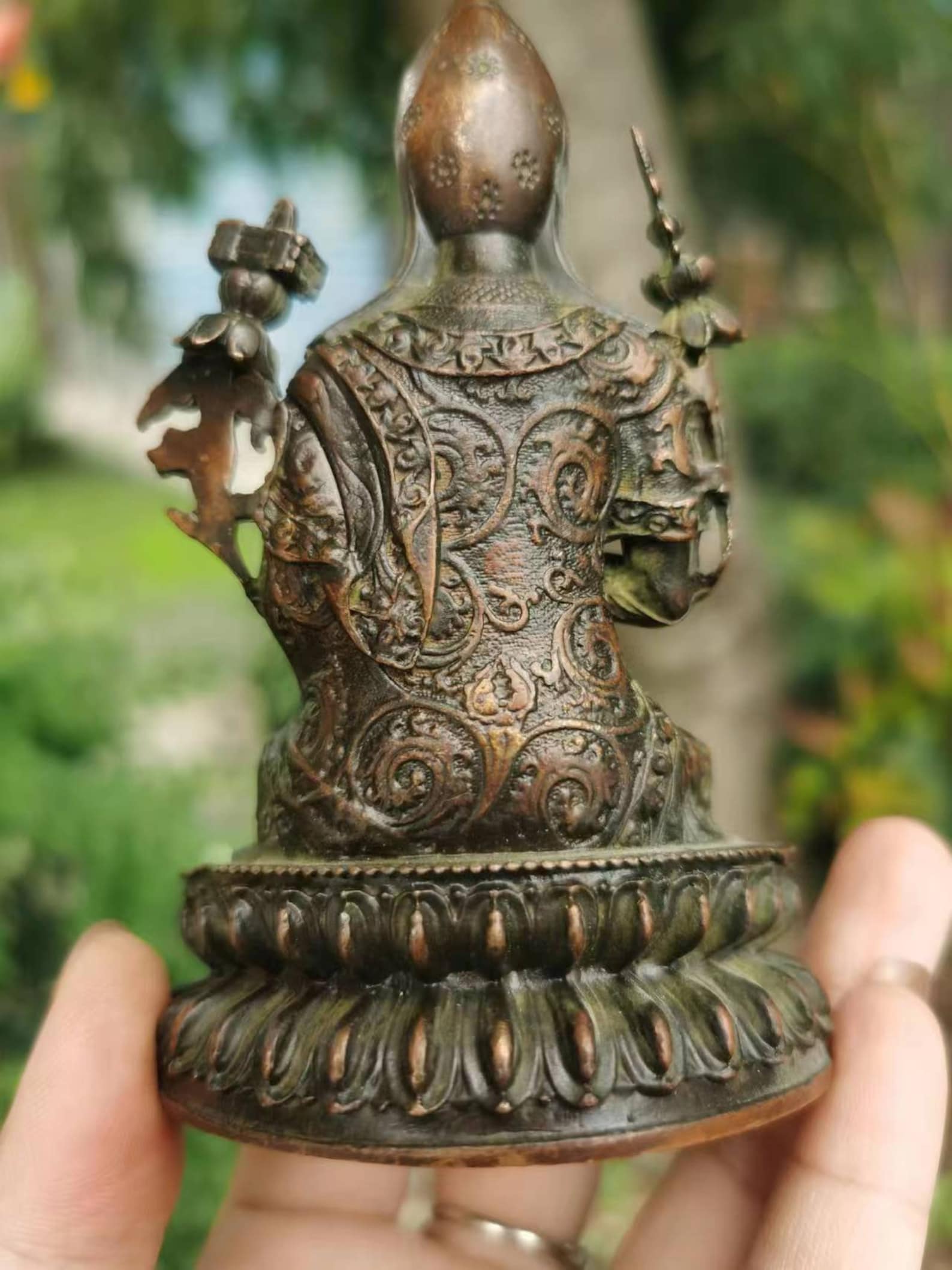 Tibet Buddha Statue, Lotus Budha Bodhisattva Fengshui Zen Buddhism ...