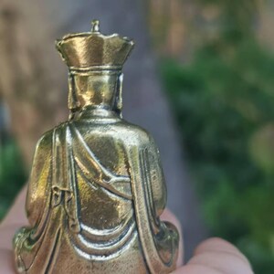 Pure Copper Ksitigarbha Bodhisattva Standing Posture Dizang Pusa Copper ...