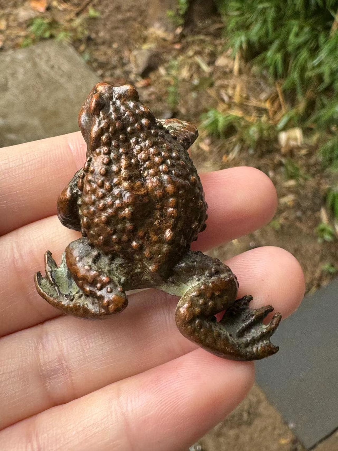 Copper Toad Statue Fengshui Decor, Fengshui Royal Toad Golden Statue ...