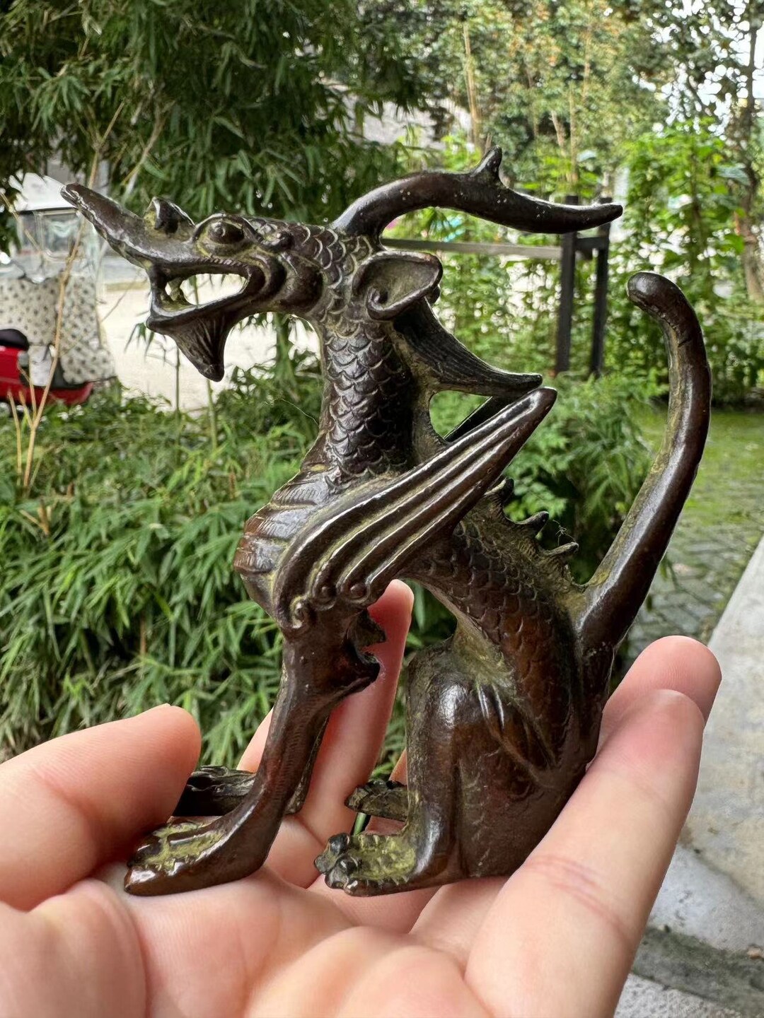 Copper Wealth Pixiu Statue Feng Shui Decor Kirin Pi Yao, Copper Kylin ...