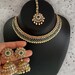 Indian Gold Bangle Pair/antique Gold Kadli/dull Gold Peacock Bangles ...