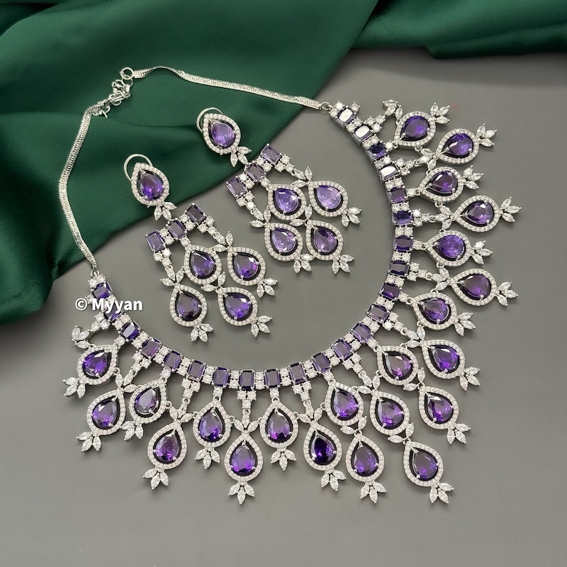 Purple Jewelry - Etsy