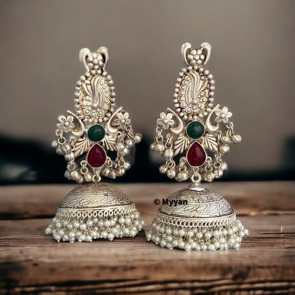 Flat Back Jhumkas - Etsy