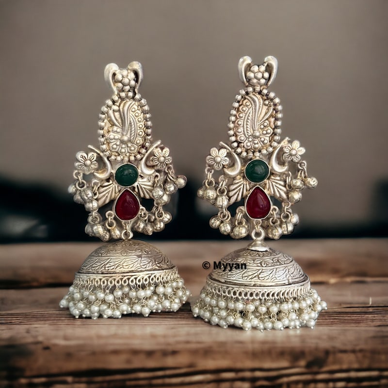 Flat Back Jhumkas - Etsy