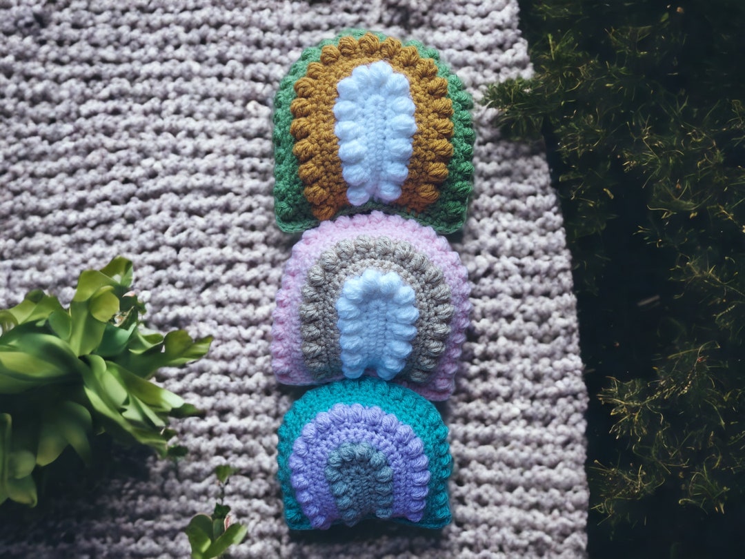 Crochet Rainbow Baby Rattle - Boho Baby Rattle - Etsy