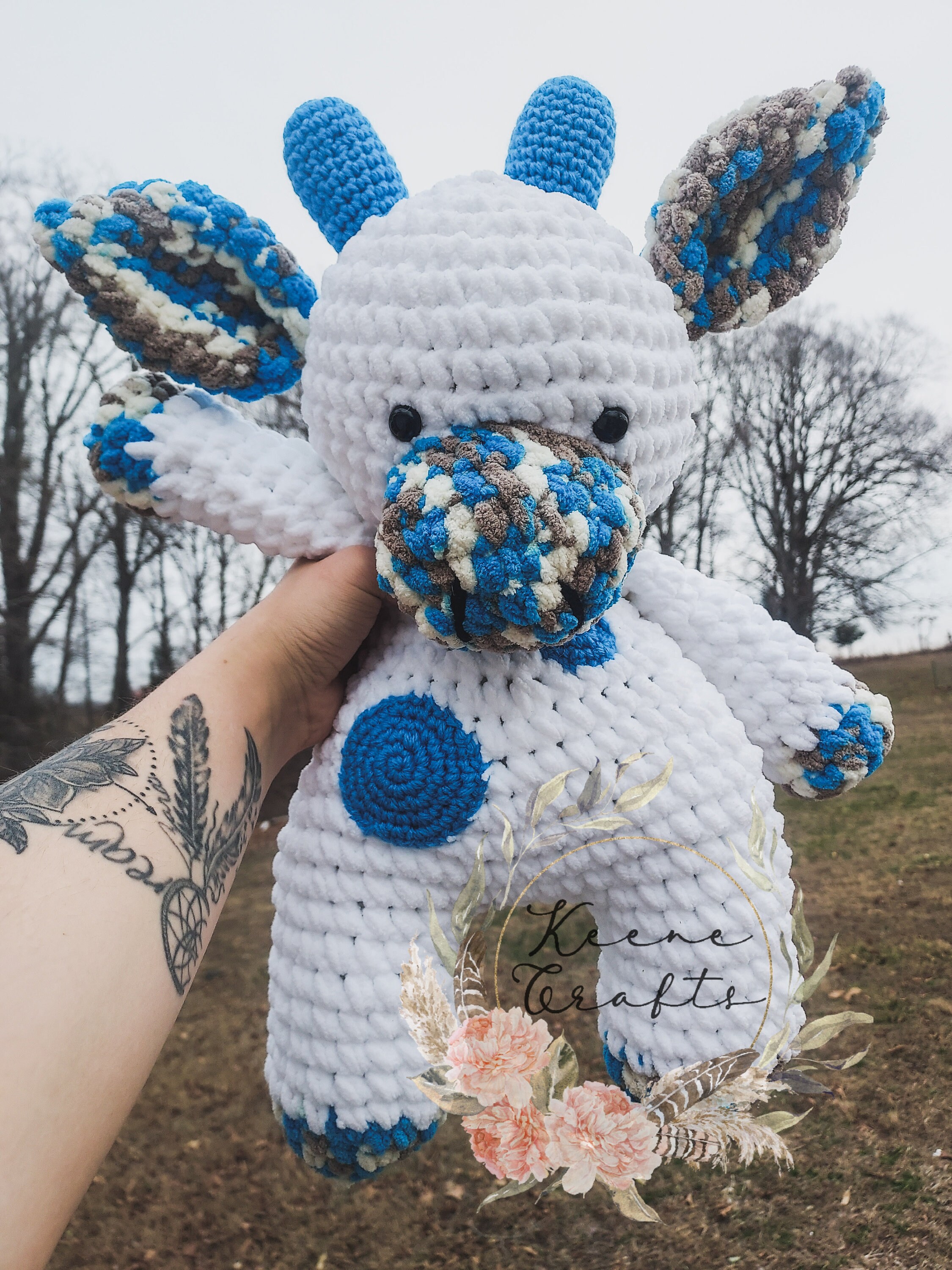 Cooper Cow Plushie Crochet Pattern - Etsy