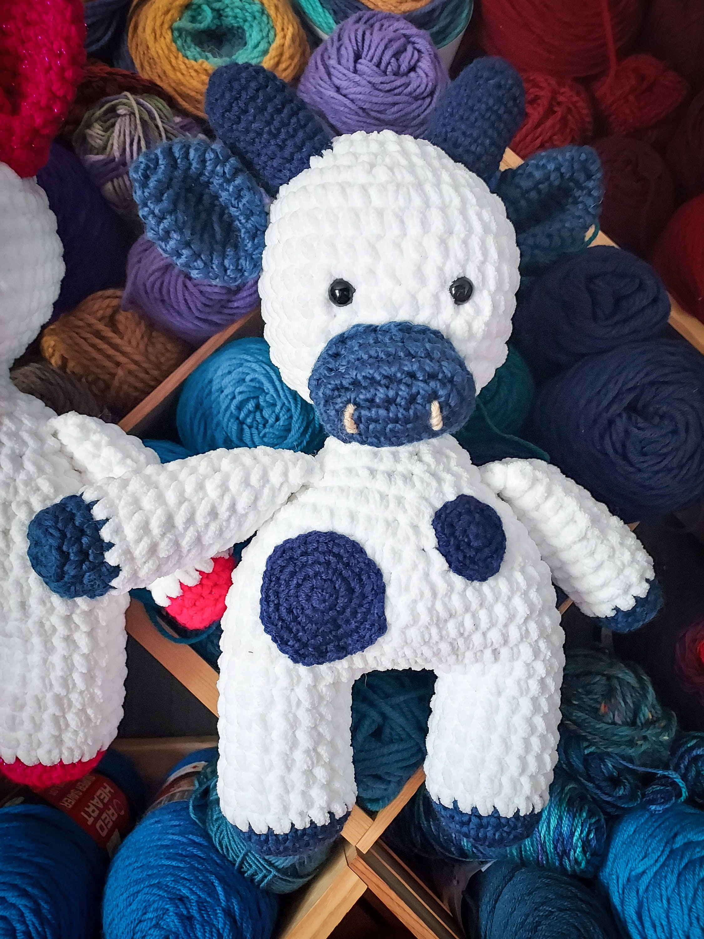 Cooper Cow Plushie Crochet Pattern - Etsy