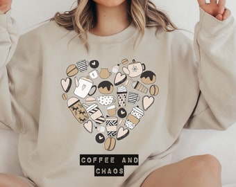 Chaos and Coffee Sweater - Etsy