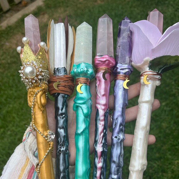 Quartz Crystal Wand - Etsy