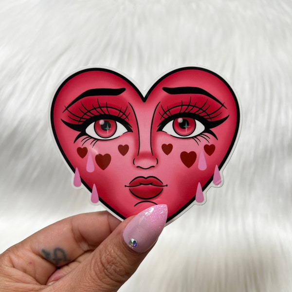 Crying Heart - Etsy