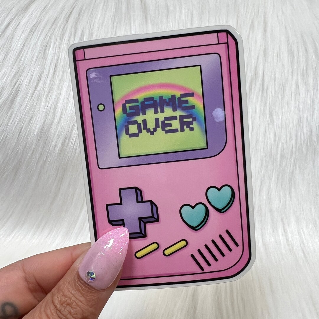 Game Over - Vinyl Sticker - Etsy