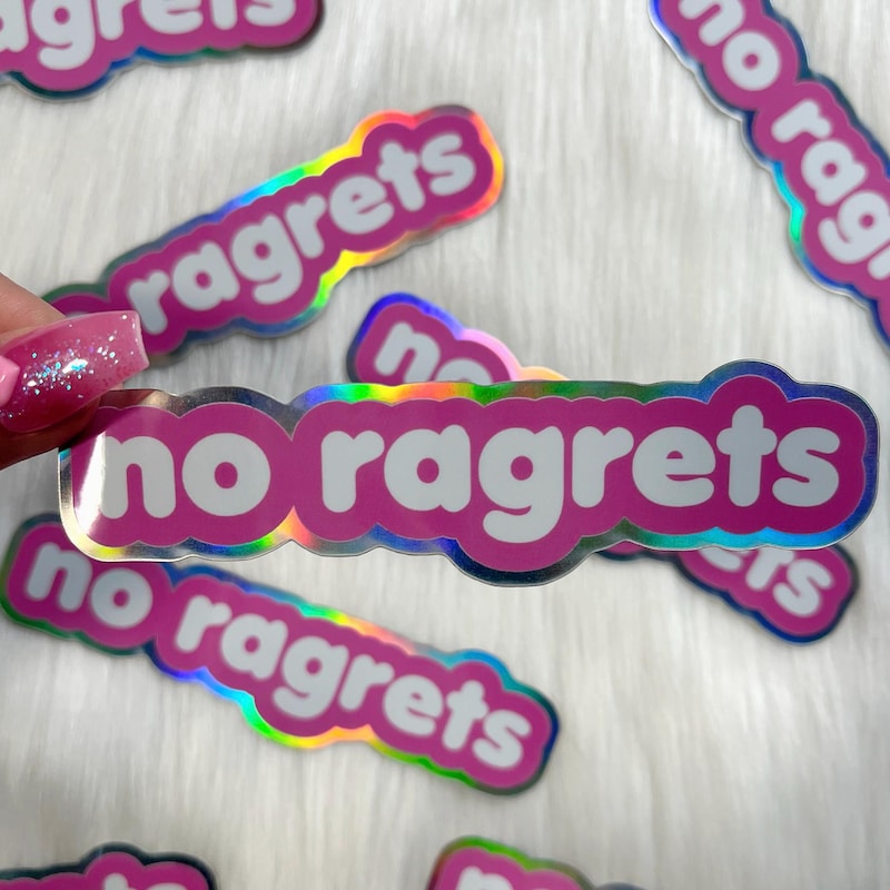 No Ragrets Tattoo - Etsy