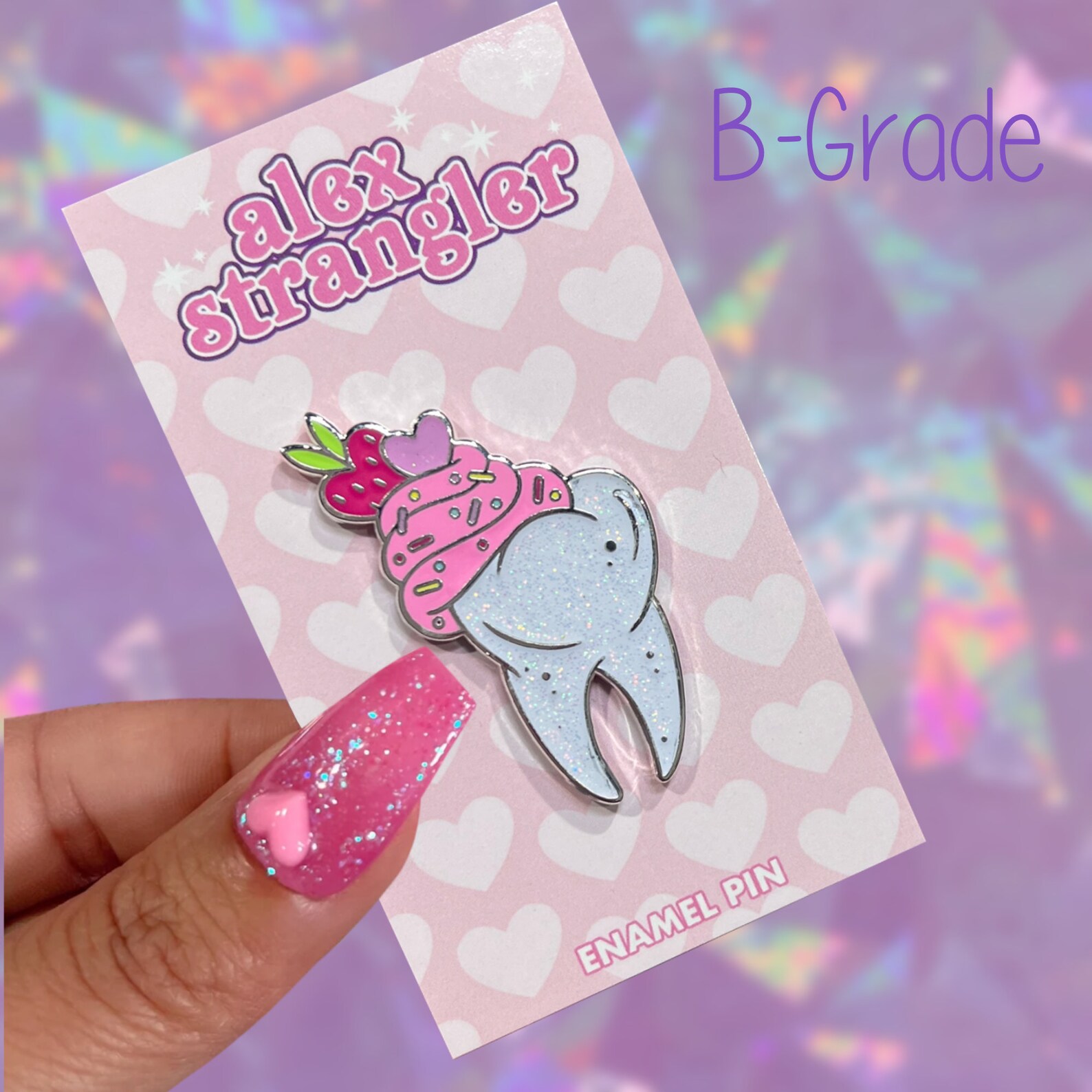 Sweet Tooth - Enamel Pin - Etsy