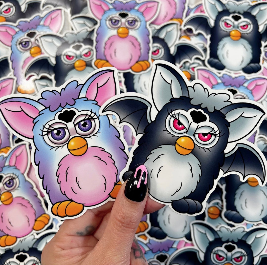 Furby Vinyl Sticker - Etsy