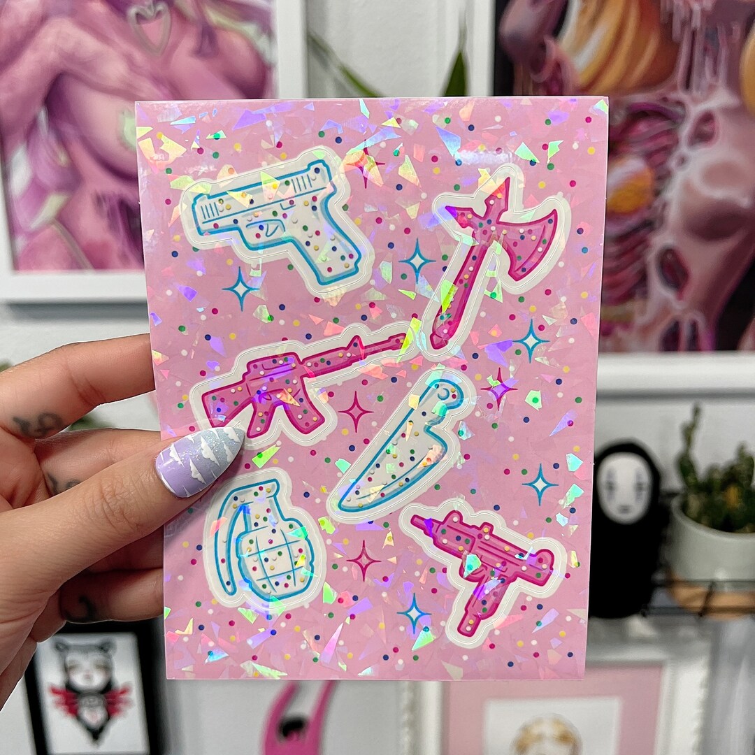 Circus Animal Cookie Weapons - Vinyl Sticker Sheet - Etsy