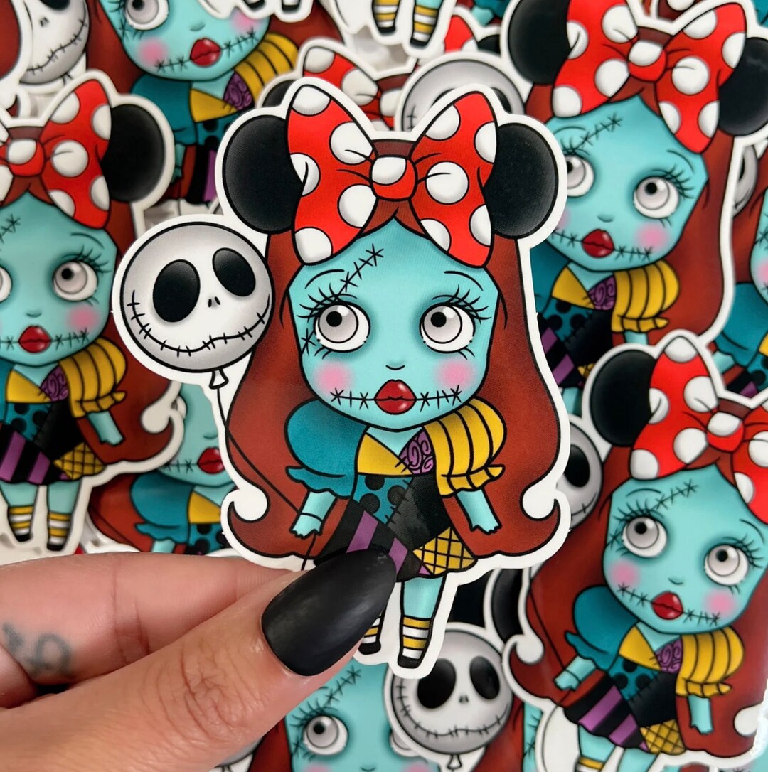 Nightmare Sally Vinyl Sticker - Etsy