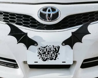 Bat License Plate Frame - Etsy